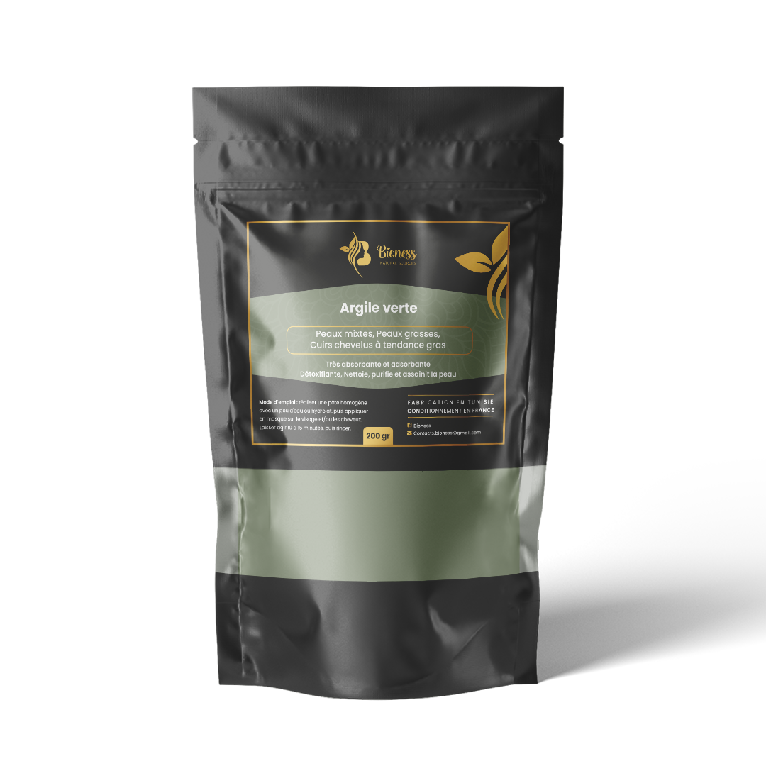 Argile verte – Bioness Cosmetics